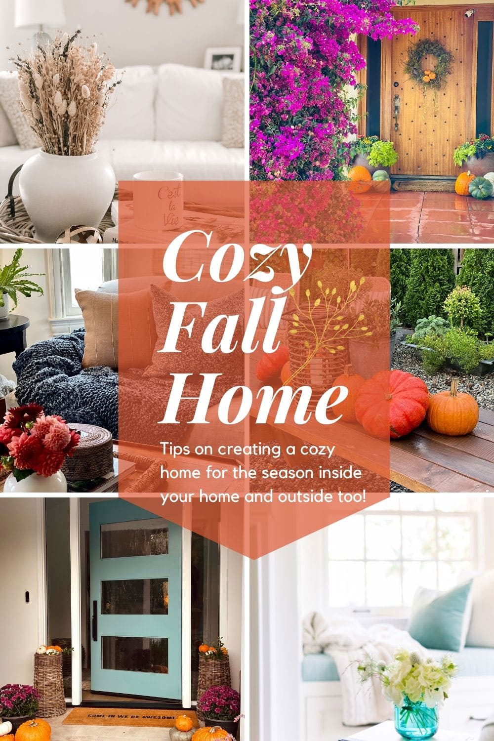 Tips on creating a beautiful cozy home for fall both inside and out ...