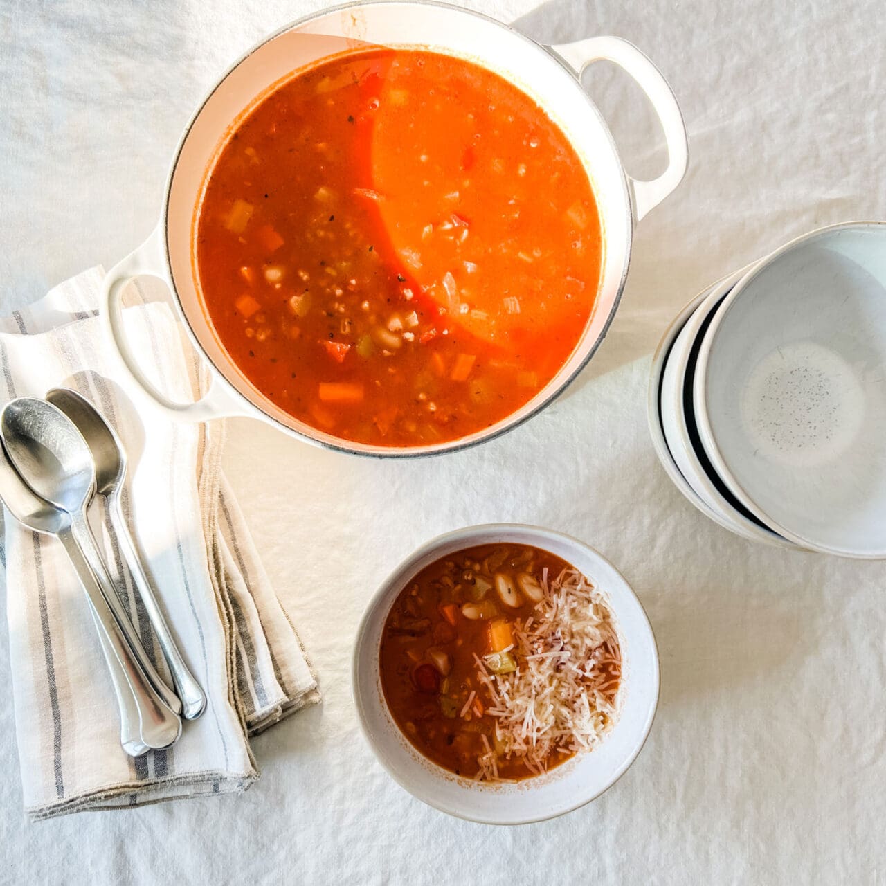 Make This Easy Tuscan Winter Soup | Most Lovely Things