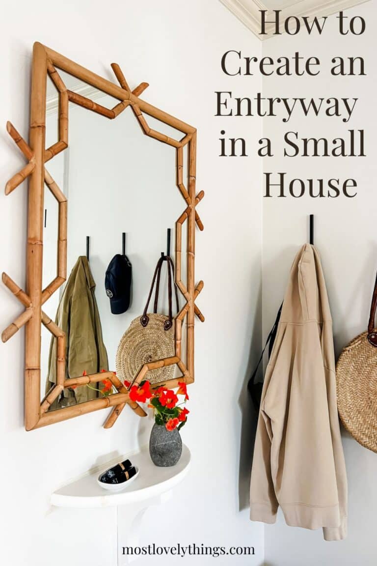 How to Easily Create an Entryway in a Small House | Most Lovely Things
