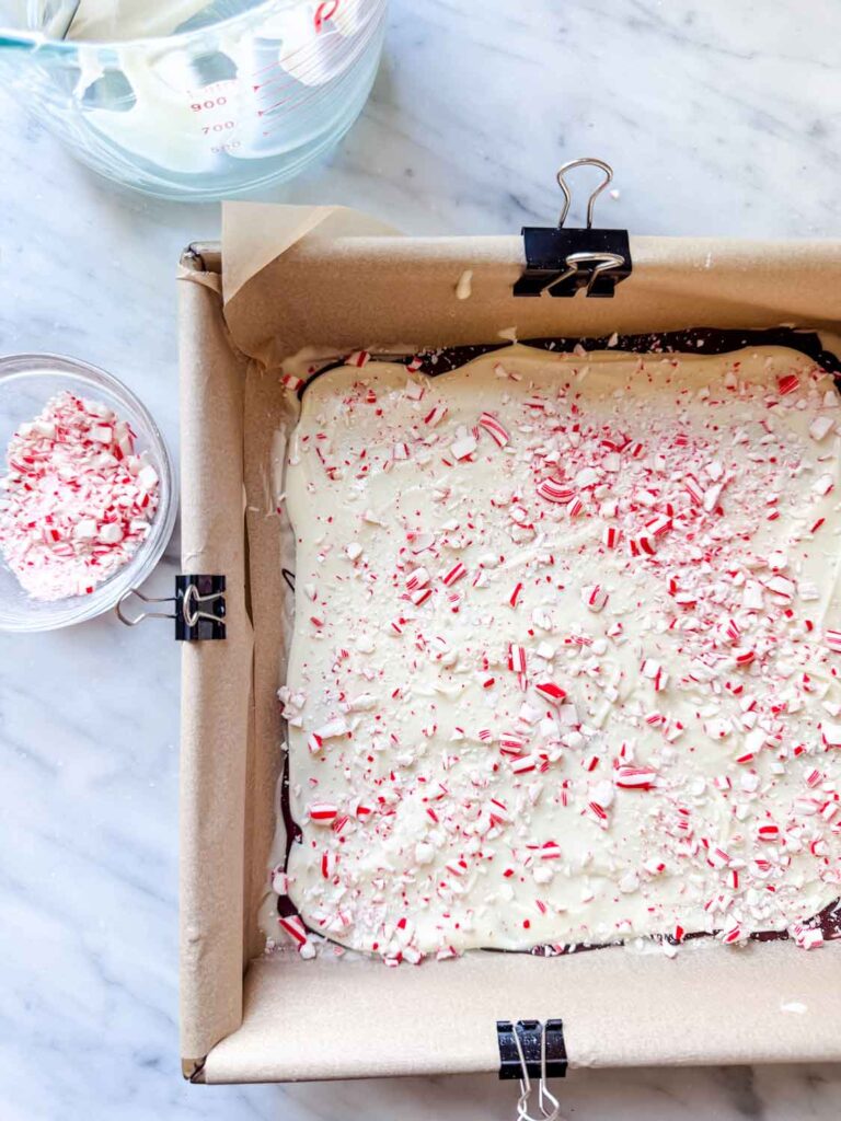 Homemade Chocolate Peppermint Bark for the Holidays | Most Lovely Things